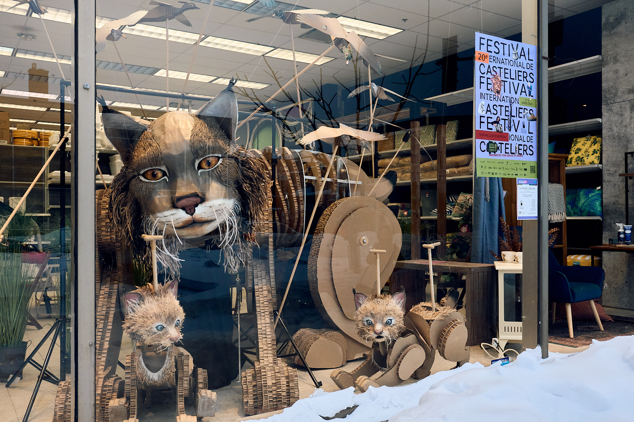 Marionnettes en vitrines! Urban Wildlife - Festival de Casteliers